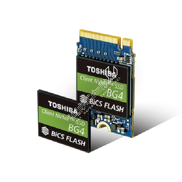 نسل چهارم حافظه‌ NVMe SSD توشیبا فُرم‌فکتور BGA معرفی شد